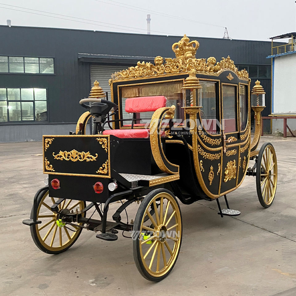 Royal Electric Luxury Horse Drawn Carriage Trailer for Wedding ...