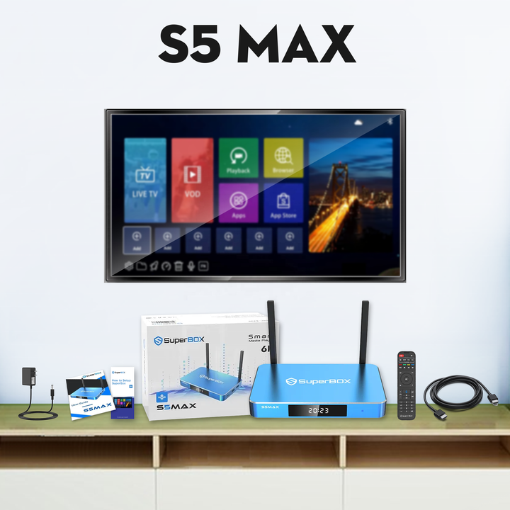 4GB RAM 4K HDMI Android TV Box - Smart Media Player S6 Max