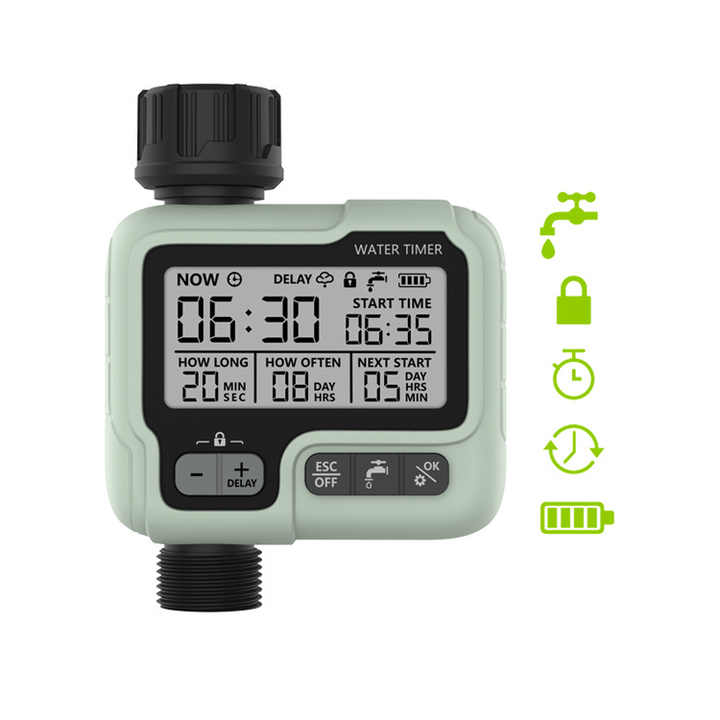 Garden Water Timer Automatic Rain Delay System Plants Lawn Greenhouse ...