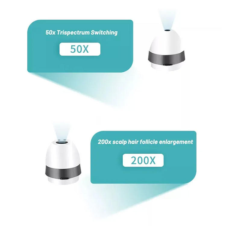 Skin Hair Scalp Analysis Machine Testing Scanner Hair Analyzer Follicle ...
