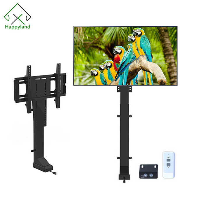 Rotating Motorized Modern Home Electric Automatic Motorized Tv Stand ...