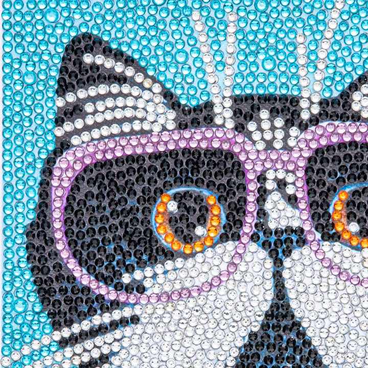Cartoon Cat Diamond Painting for Kids Diamond Painting Frame Cartoon ...