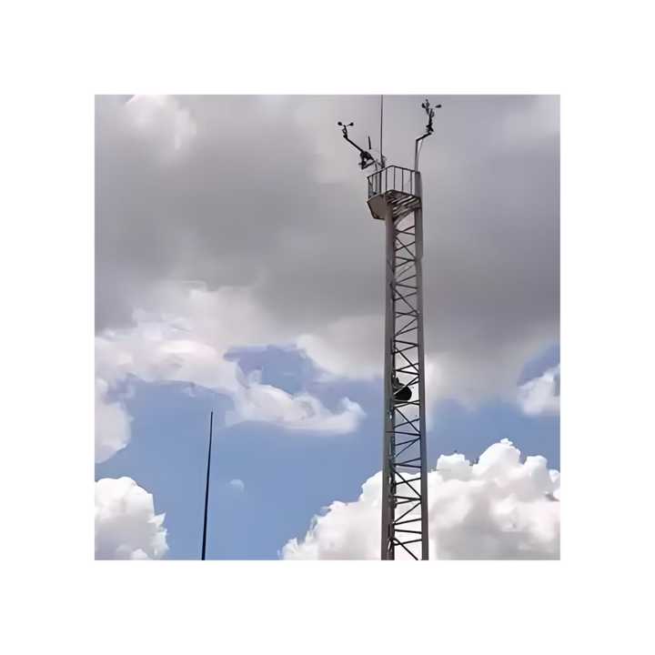 Galvanized Steel Wind Speed Measurement Tower & Weather Equipment - OEM/ODM