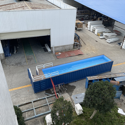 40ft Customizable Shipping Container Pool for Sale - Modern Outdoor ...