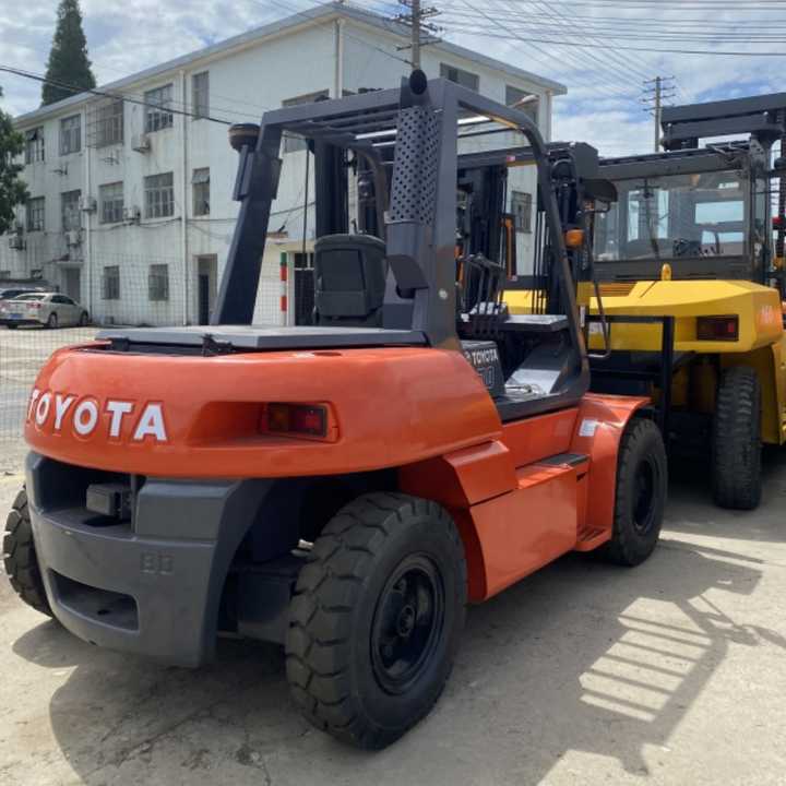 Toyota 7F50 Forklift Used diesel Toyota 3 Tons 5 Tons 7 Tons Forklift Original Japanese Band ...