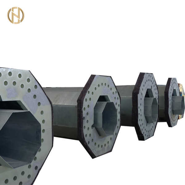 Galvanized Power Steel Electric Tubular Poles for 35kv-138kv