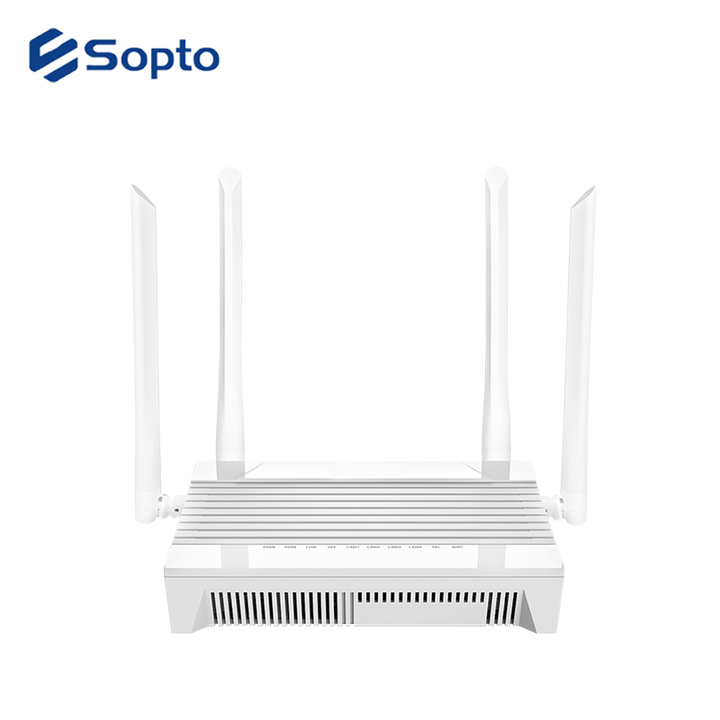 Sopto G/EPON ONU WIFI6 - 4GE+1POTS+2WIFI6 Dual Band OEM