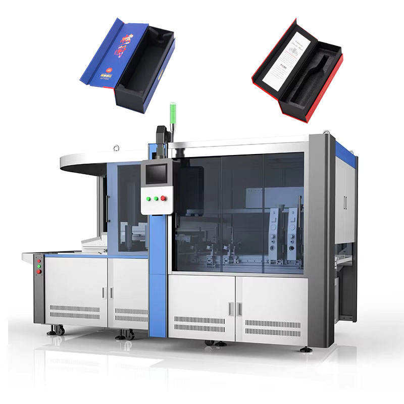 Automatic Motor Gear Engine Magnet Pasting Machine for Cardboard Rigid ...