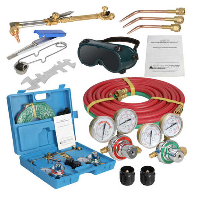 Welding Cutting Torch Kit With Cutting Nozzles Heating Tip Oxygen ...