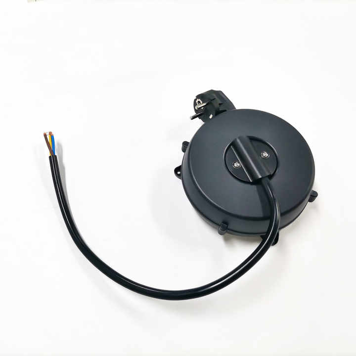 Retractable Extension Cable Reel with EU Plug Wire Spool 2m 3c X 1.5MM2 ...