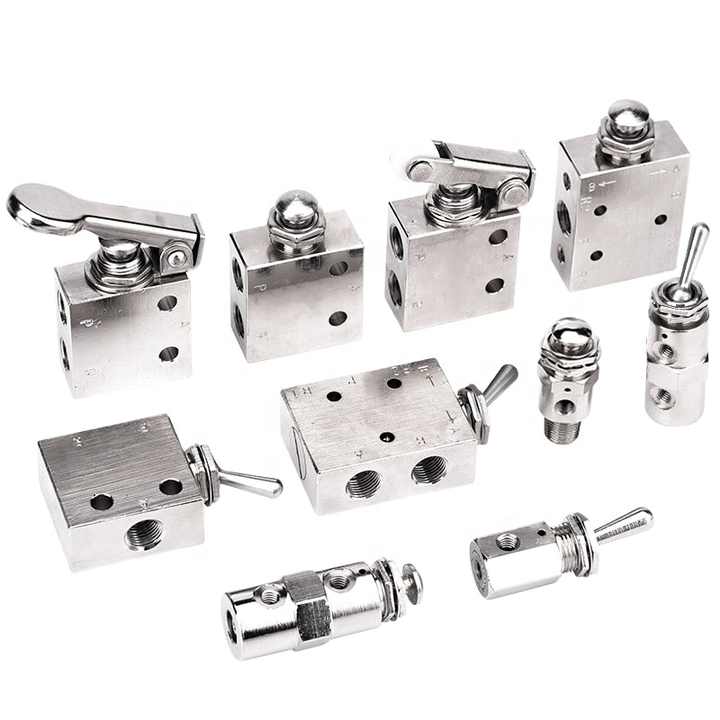 2Position 3Way Pneumatic Button Control Valve Manual Switch TAC ...