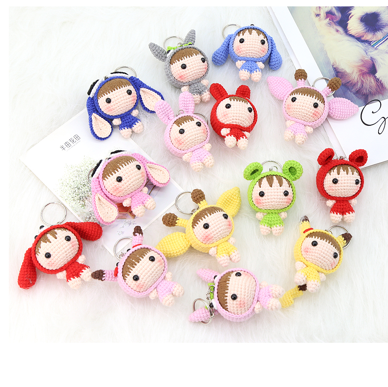 Handmade Crochet Keychains - Customizable and Cute