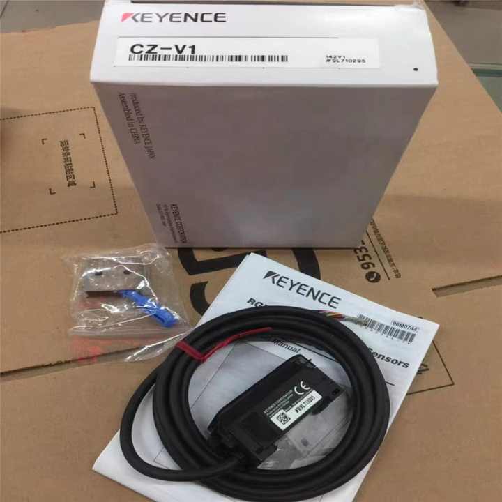 keyence Amplifier Unit Main Unit NPN CZ-V1 for RGB Digital Fiberoptic Sensors CZ-V20 series ...