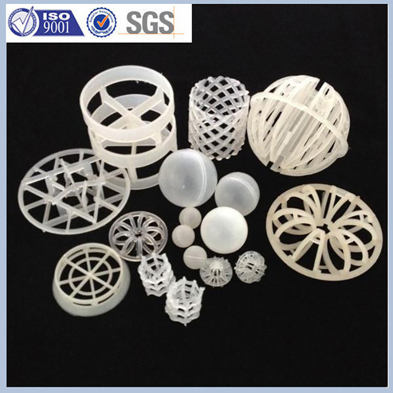 Random Packing PVC PTFE PVDF Polypropylene PP Packing Plastic Pall Ring