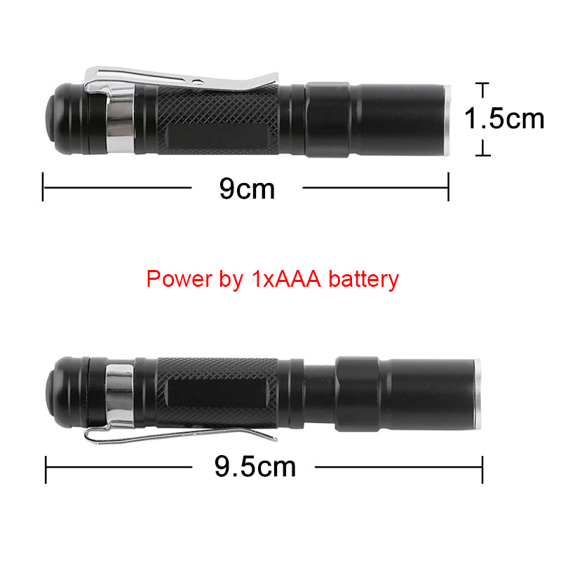 Mini Zoom Torch Lights - Bright, Rechargeable, and Durable