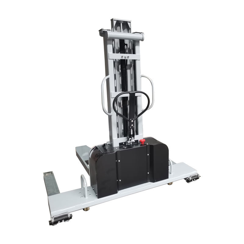 1T Walkie Self Loading Portable Self-lifting Electric Stacker Forklift ...