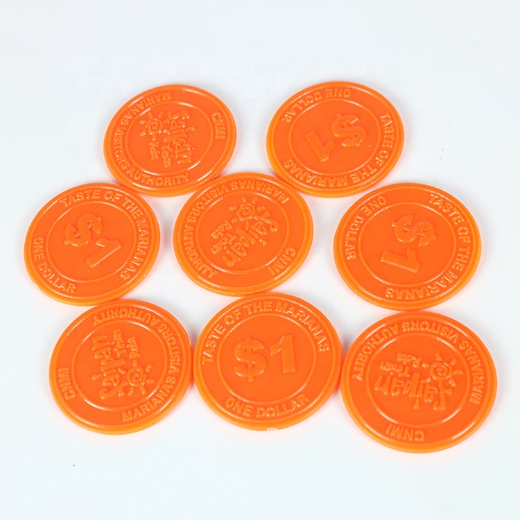 Custom Plastic Token Coins - Bulk Wholesale Available