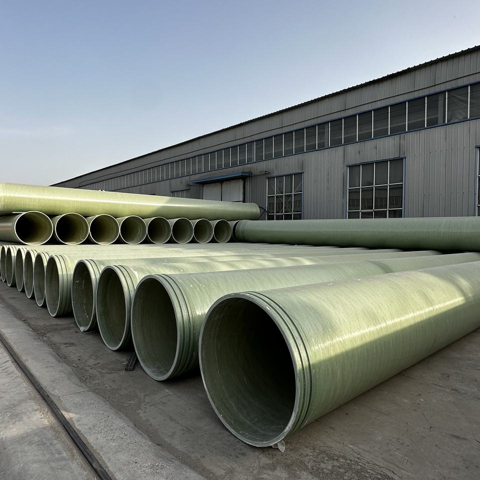 Low-Friction Smooth-Interior Large-Diameter Customizable FRP Sewage ...