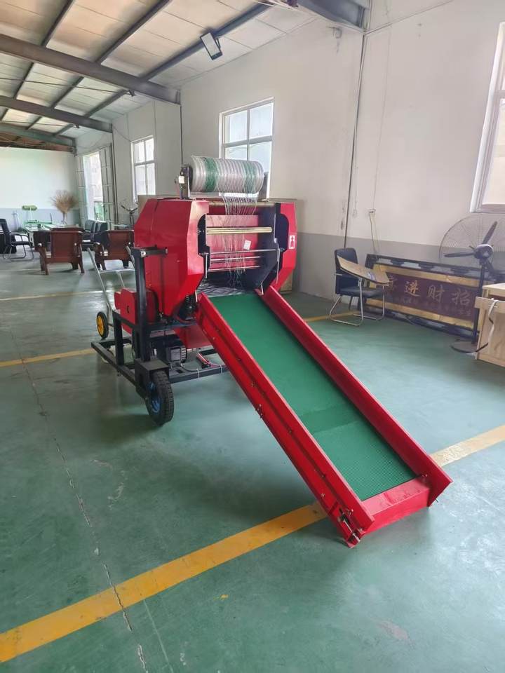 Diesel Silage Baler Machine Automatic Hay Grass Straw Baling Wrapper ...