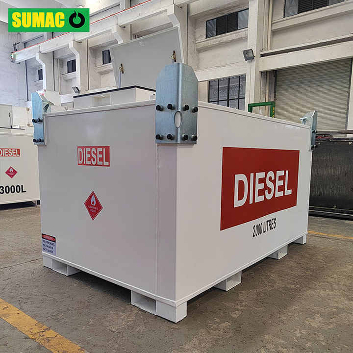 Sumac 3000L 1000 Liter Transcube Metal Steel Fuel Tank Portable Mobile ...