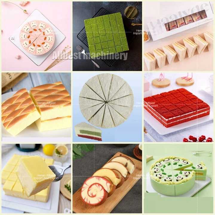 Commercial Ultrasonic Cake Cutter Automatic Swiss Roll and Mousse Cake ...