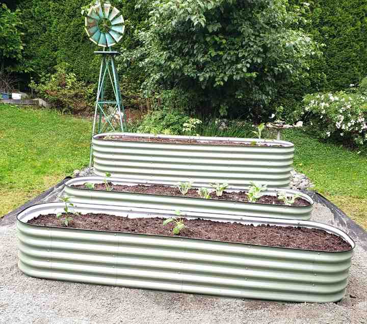 Metal Raised Garden Bed 9in1 Kits Metal Planter Box Large Planter ...