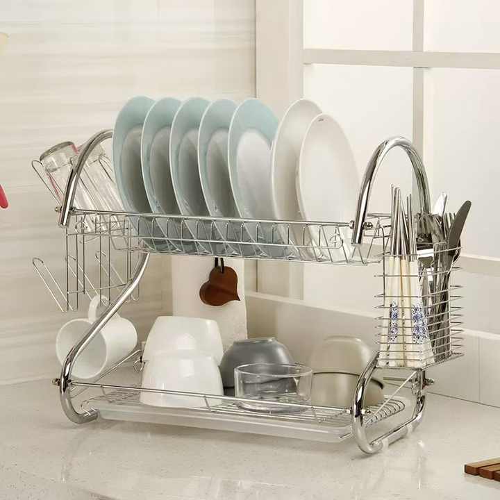Stainless Steel Bowl Storage Rack - Efficient Kitchen Organization
