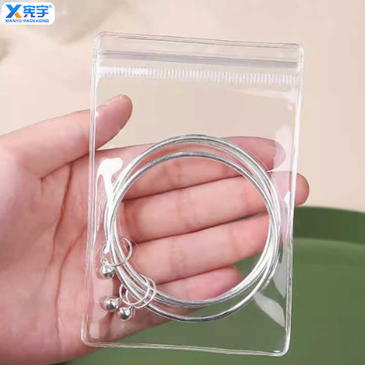 Clear PVC Jewelry Bags - Anti-Oxidation Storage Pouches
