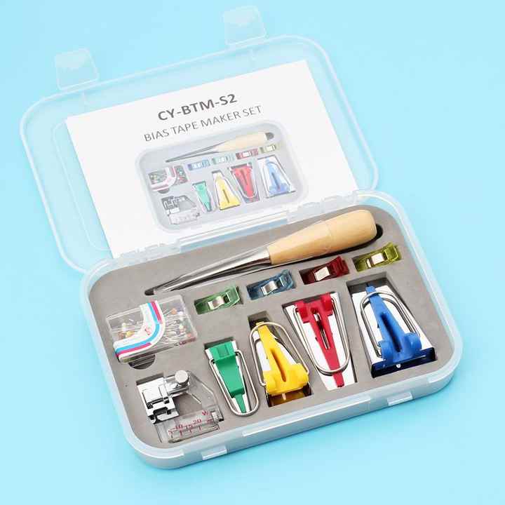 Bias Tape Maker Set Patchwork Tool Bias Tape Maker Edger 6/12/18/25mm ...