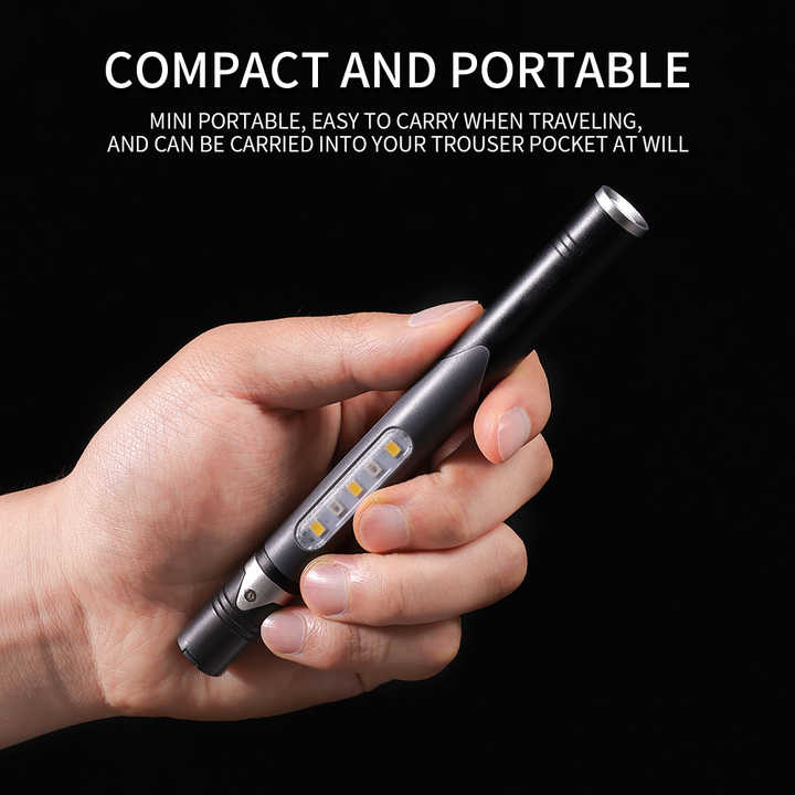 Portable Mini Tactical Led Pen Light Work Medical Repair Flashlight ...