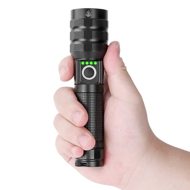 Super Long Range Tactical Torch High Power LED Flashlight USB ...
