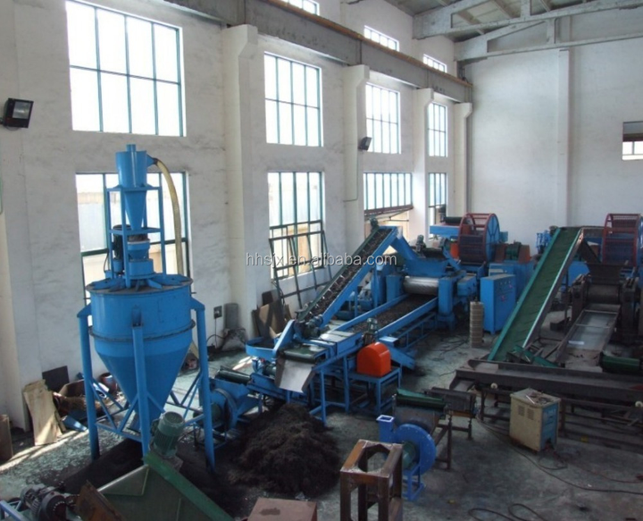 High Efficiency Tire Recycling Machine - Double Hook Debeader