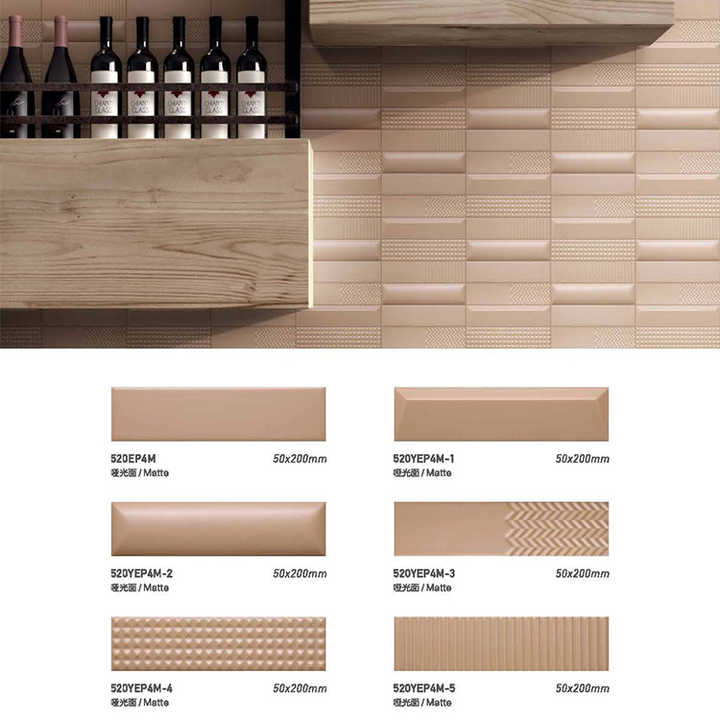 Mono Color Ceramic Wall Tiles for Kitchen & Bathroom