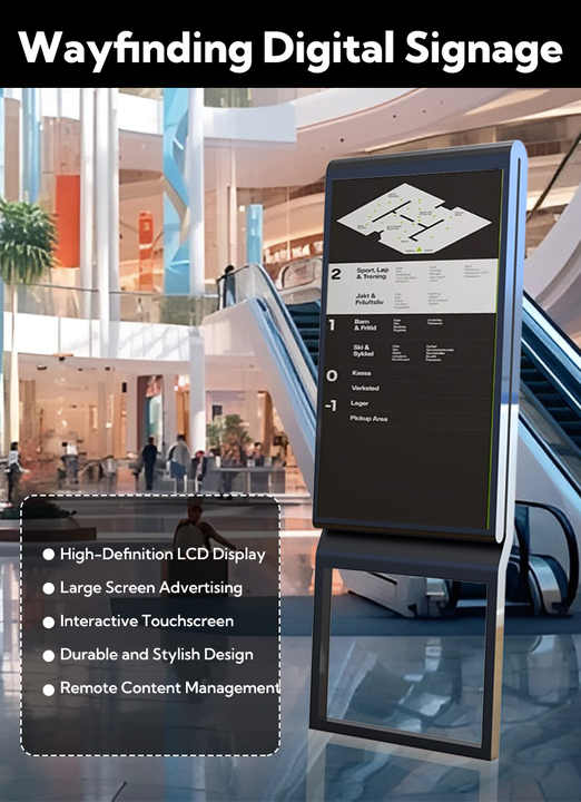 For COSUN Indoor Elevator Wayfinding Digital Poster Display Shopping ...