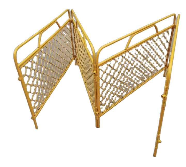 Yellow Steel Manhole Guard Rail for Safety Barrier & Edge Protection