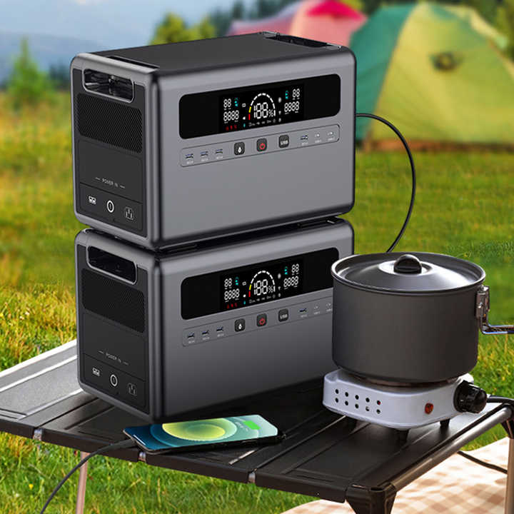 4800W 4608Wh Portable Power Station UPS Lifepo4 Battery Solar Generator ...