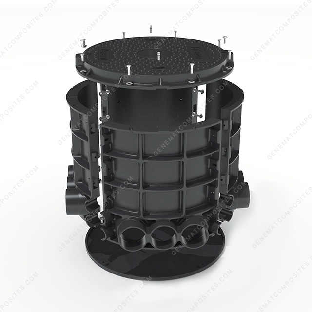 SMC Manhole for Optic Fiber - Durable & Eco-friendly