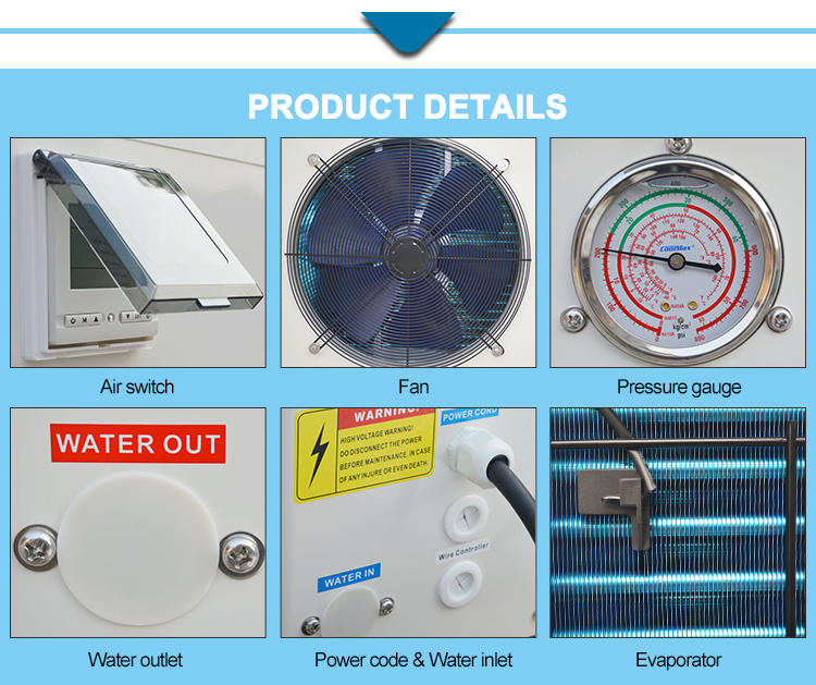 EVI Solar Water Heater Pump Monoblock 8kW Low Temperature Inverter Air ...