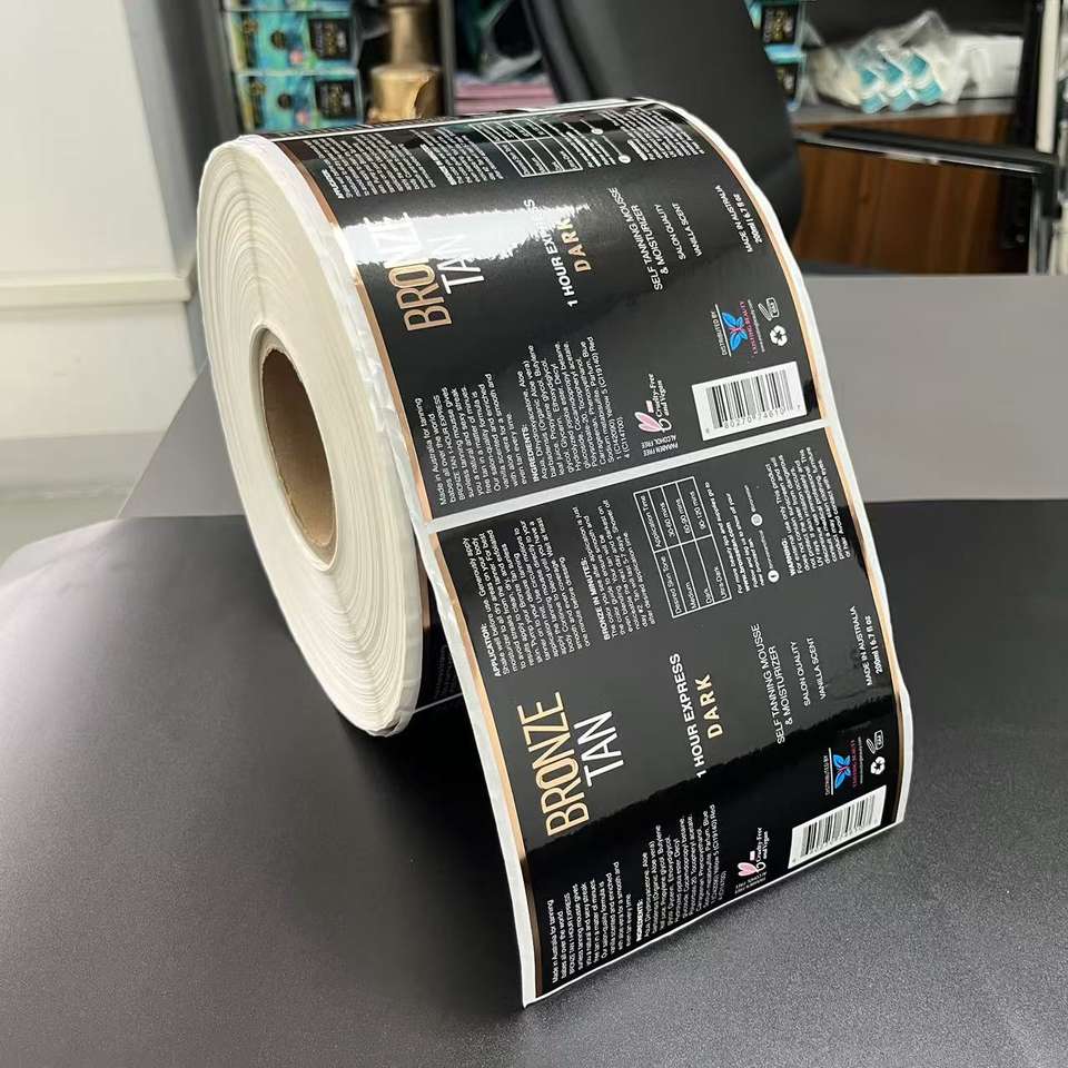 Oem Cosmetics Product Logo Bottle Paper Packaging Labels Holograms ...