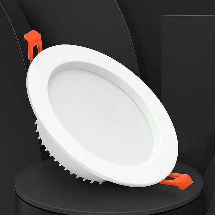 Modern downlight ceiling recessed Indoor Round Plastic Body Office ...