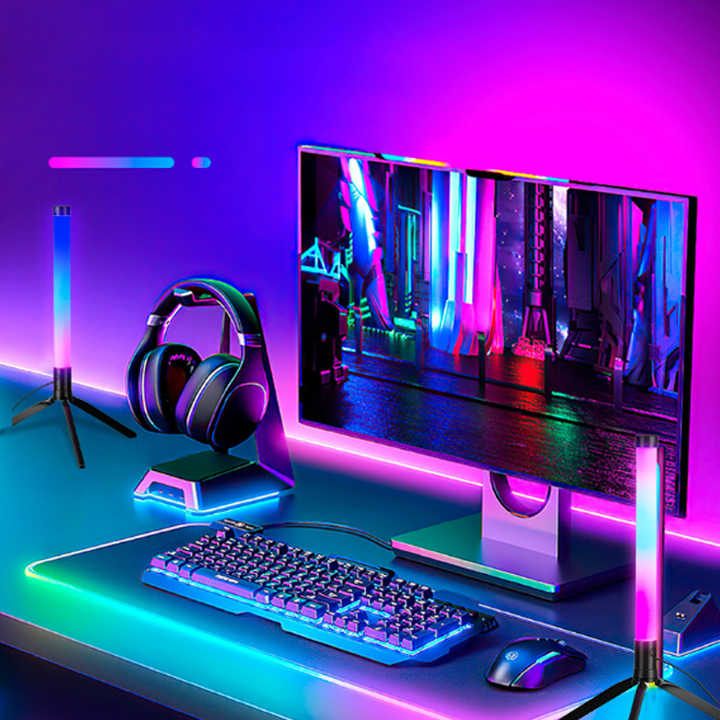 Signe Floor Lamp - Modern Home Decor with RGB LED Lights