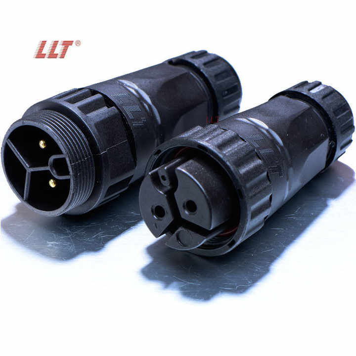 LLT 250V 25A M22 2 3 4 5 6 7 8 9 10 12 Pin Male and Female Screw ...