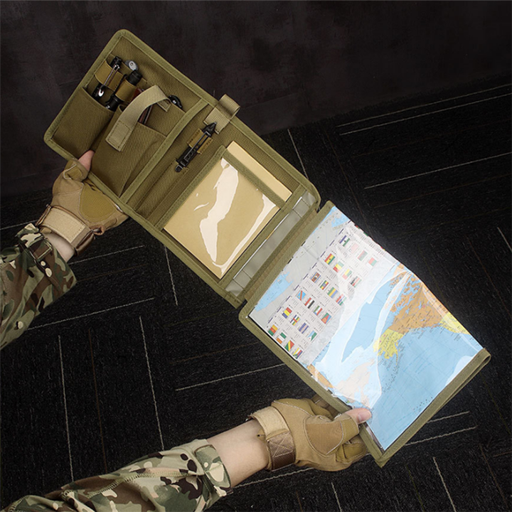 Tactical Waterproof Map Pack Transparent Document Bag for Camping ...