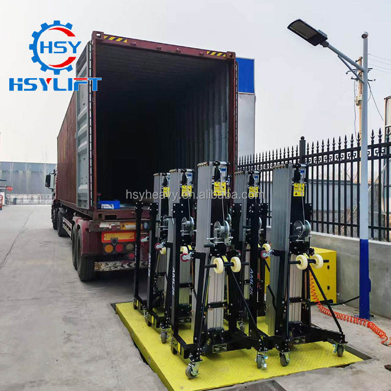 Adjustable Lifting Platform 3.5m 5m 6.5m 7.9m Aluminum Alloy Manual ...