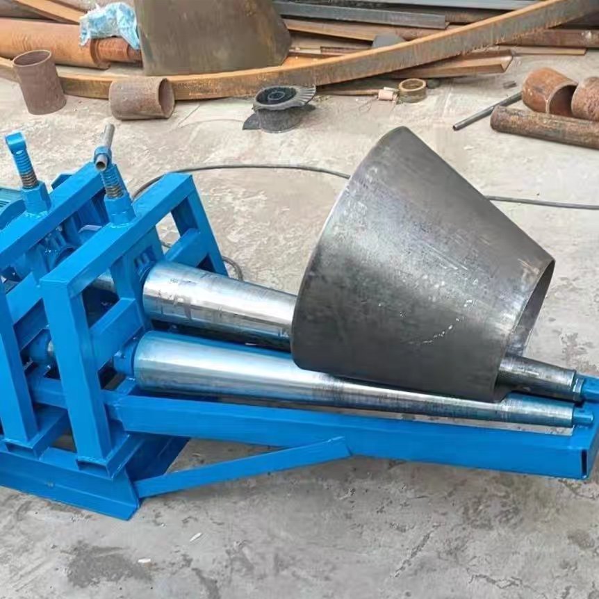 Small Conical Plate Rolling Machine 3 Roller Metal Sheet Small Cone ...