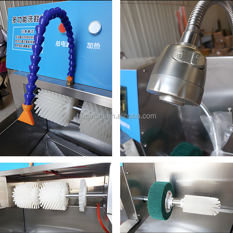 Automatic Shoe Cleaning Machine with Electric Sole Washer and Water ...
