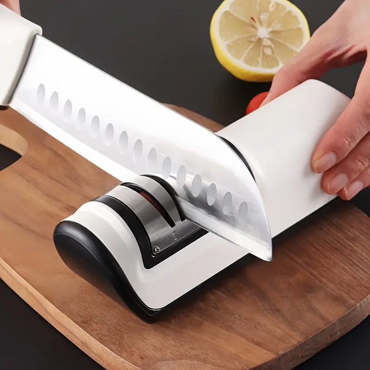Household Professional Electric Knife Sharpener New Stainless Steel USB ...