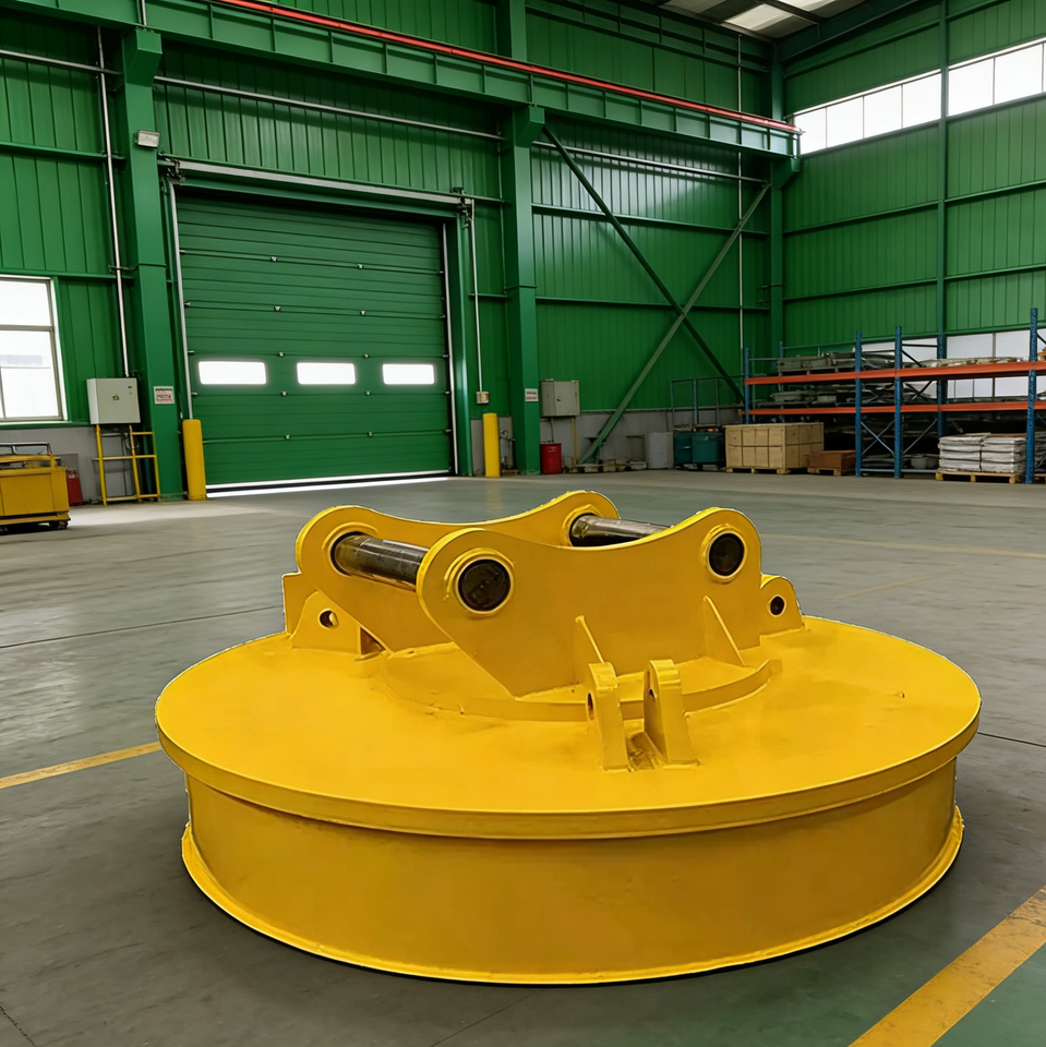 Excavator Hydraulic Magnet Chuck Scrap Metal Lifting Electromagnet for ...