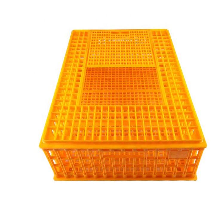 Poultry Carrier Crate Plastic Chicken Transport Cage Chick Basket Box ...