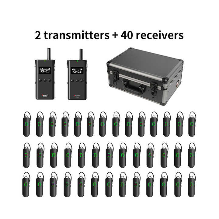 Long Distance 2.4G Mini Portable Whisper Wireless Tour Guide System for ...